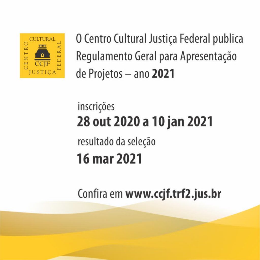 CCJF lança regulamento para apresentação de projetos culturais em 2021 ...