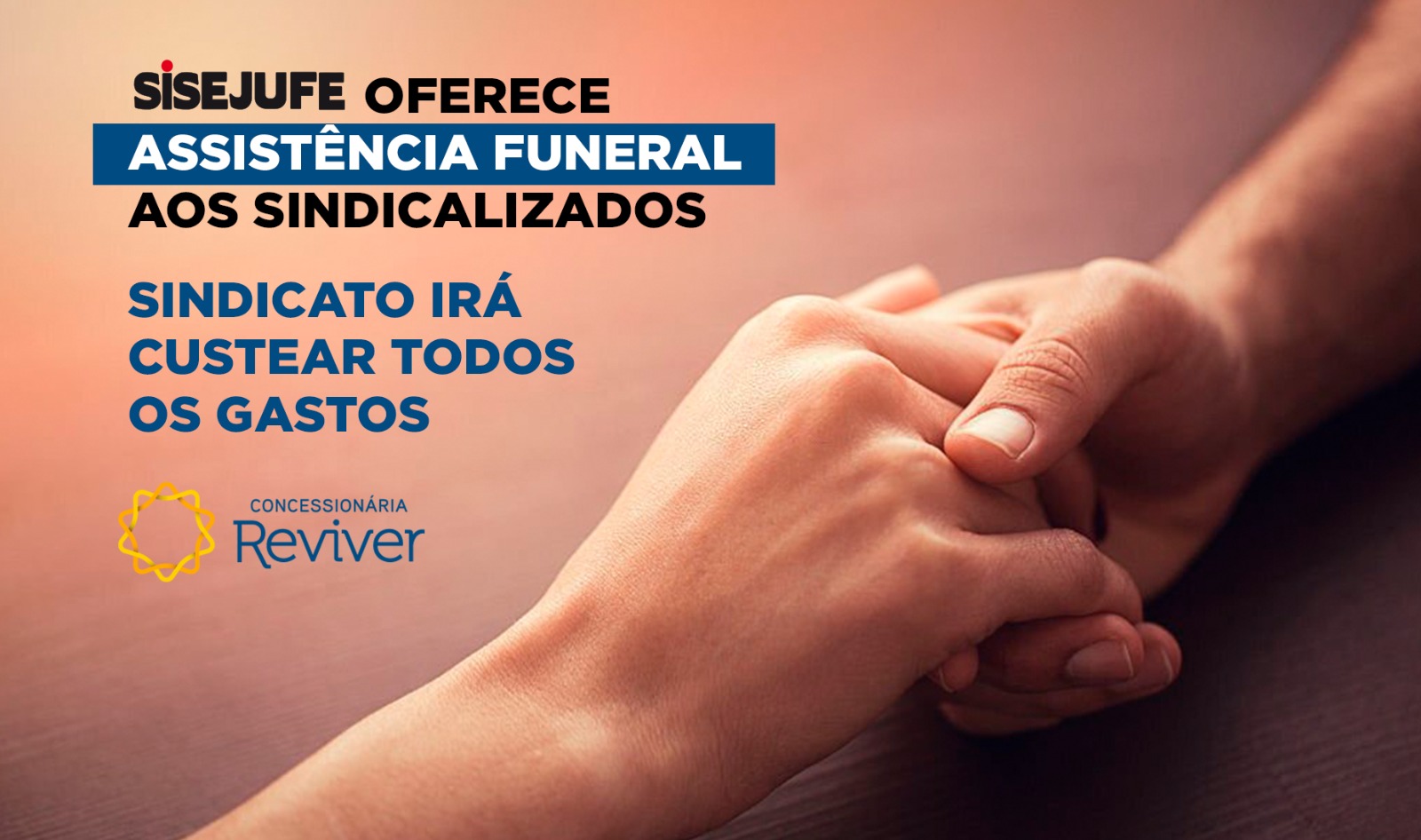 Sisejufe oferece assistência funeral aos sindicalizados; sindicato irá ...