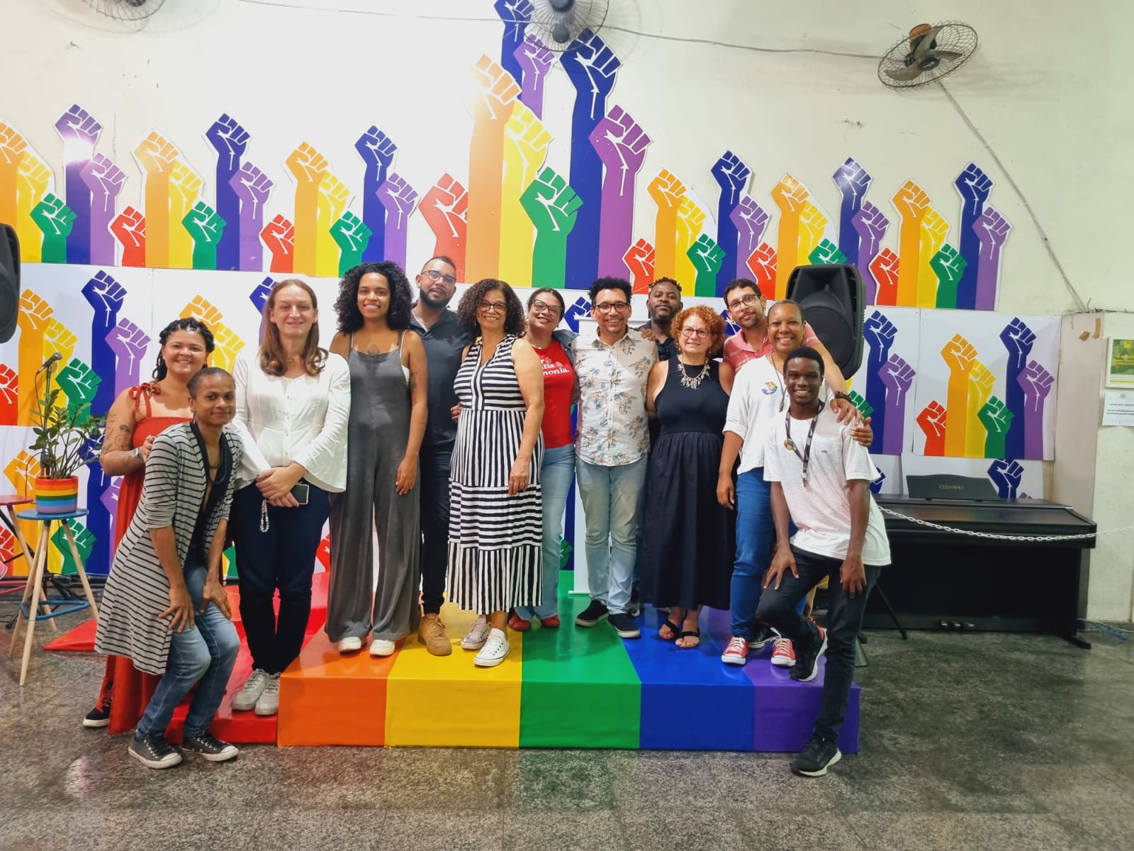 Sisejufe visita a sede do Grupo Arco-Íris, no Centro do Rio - SISEJUFE