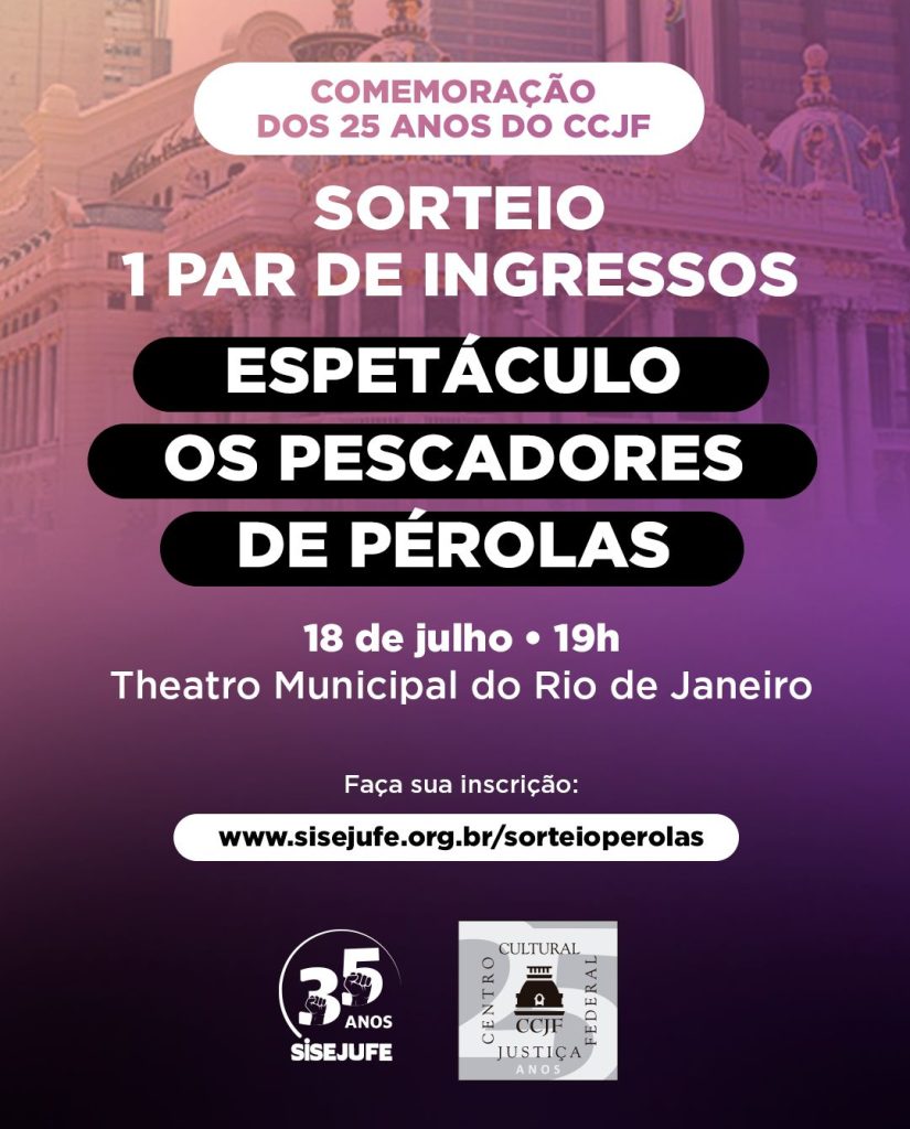 CCJF completa 25 anos e doa par de ingressos para ópera no Theatro ...